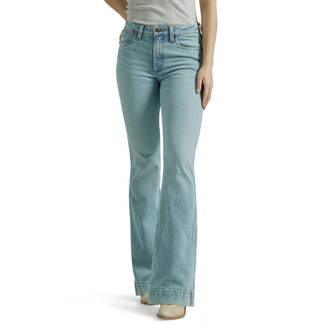 Wrangler® Women's Retro High Rise Trouser Jean - Walmart.com
