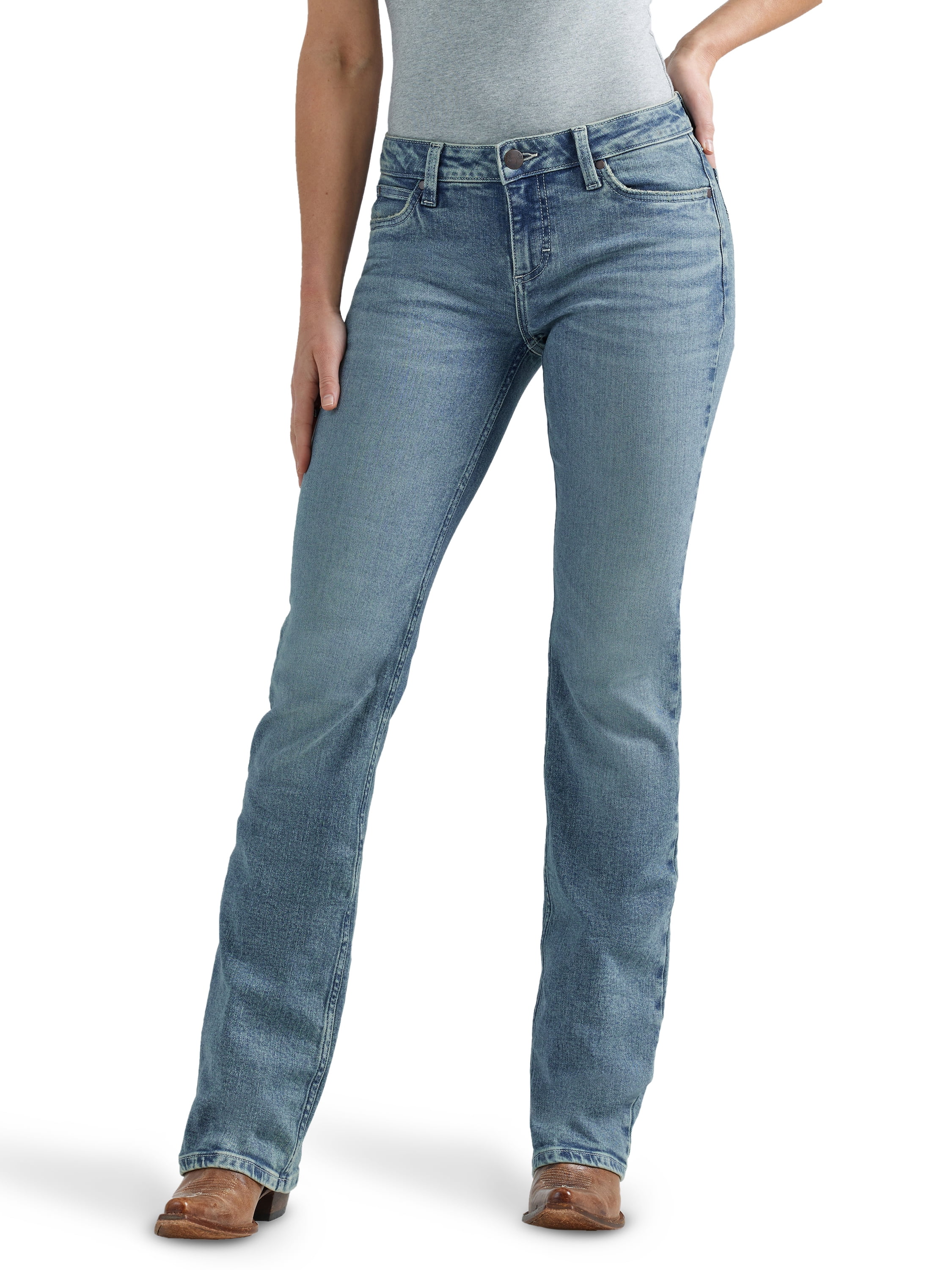 Wrangler® Women's Retro Mae Bootcut Jean with Stretch Fabric - Walmart.com