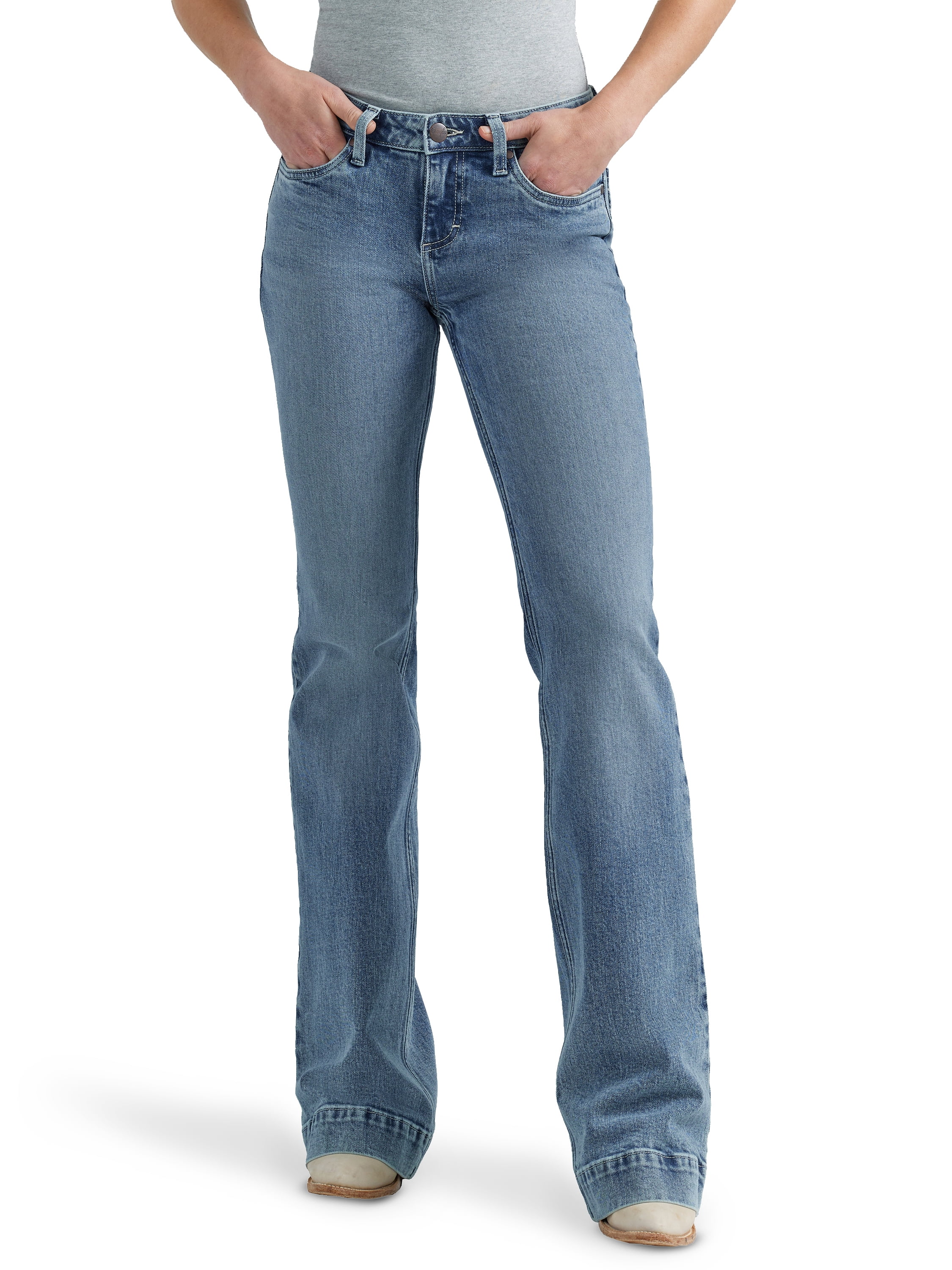 Wrangler® Women's Retro Mae Mid Rise Trouser - Walmart.com