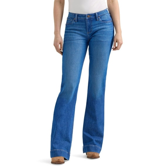 Wrangler® Women's Retro Mae Mid Rise Trouser - Walmart.com