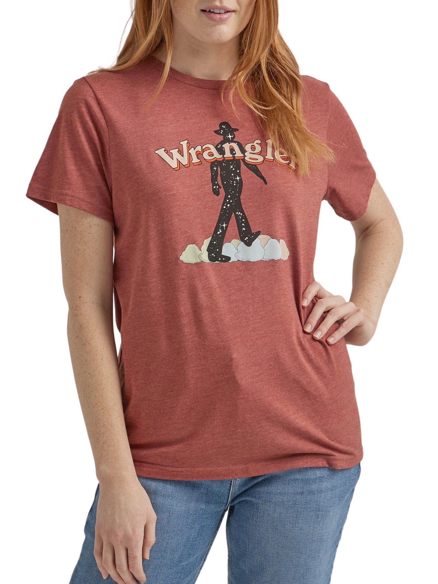 Wrangler® Women's Western Regular Fit Graphic Tee with Short Sleeves ...