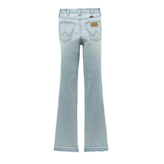 Wrangler Womens Lainey Wilson Bleach Blue Boot Hugger 33x34 Denim ...