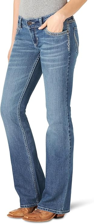 Wrangler Womens Retro Sadie Low Rise Bootcut Jeans - Walmart.com