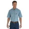 Wrangler Workwear 3W531 Chambray SS Work Shirt-Lt. Blue-M-19 - Walmart.com