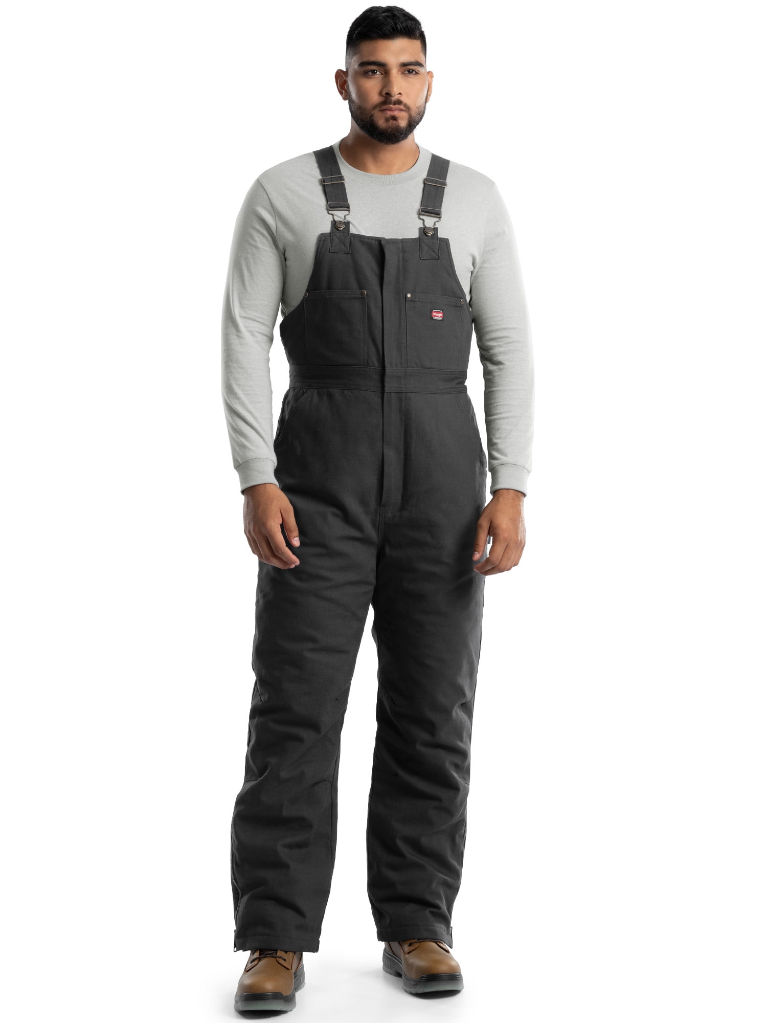 Wrangler Workwear Men's Insulated Flex Duck Work Bib Overall, Size S ...