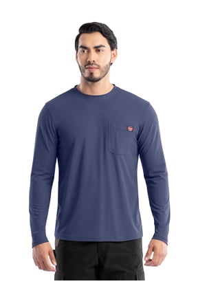 Mens Work Shirts in Mens Workwear | Blue - Walmart.com