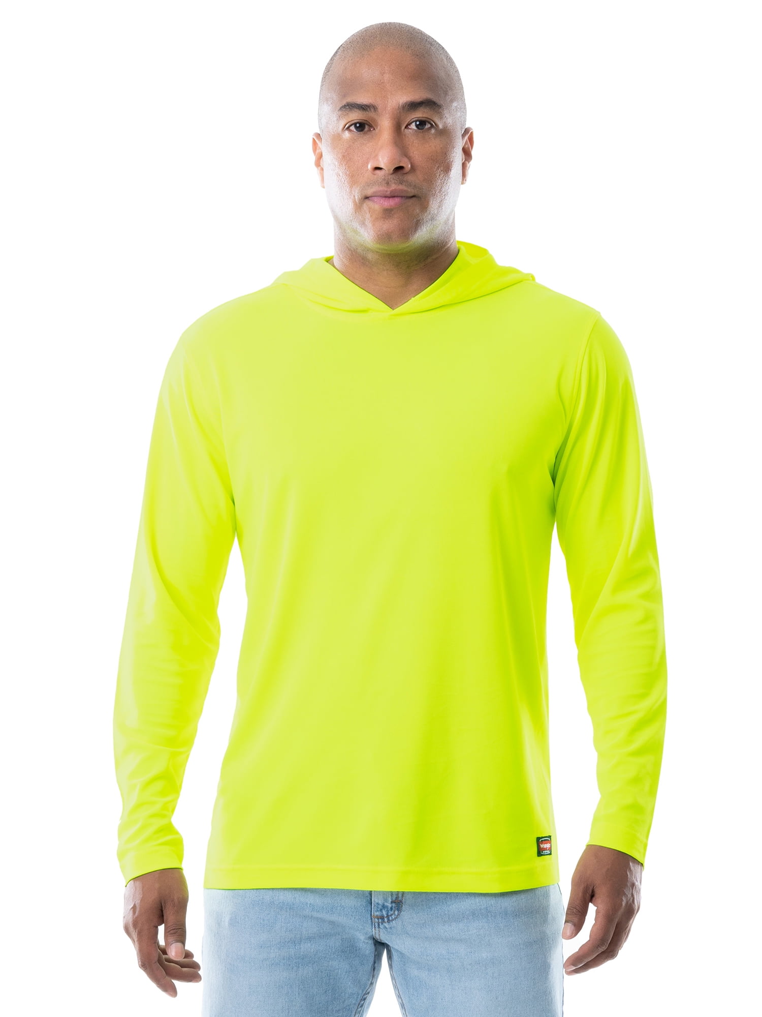 Wrangler Workwear Men's Long Sleeve Sun Protection Hoodie, size small ...