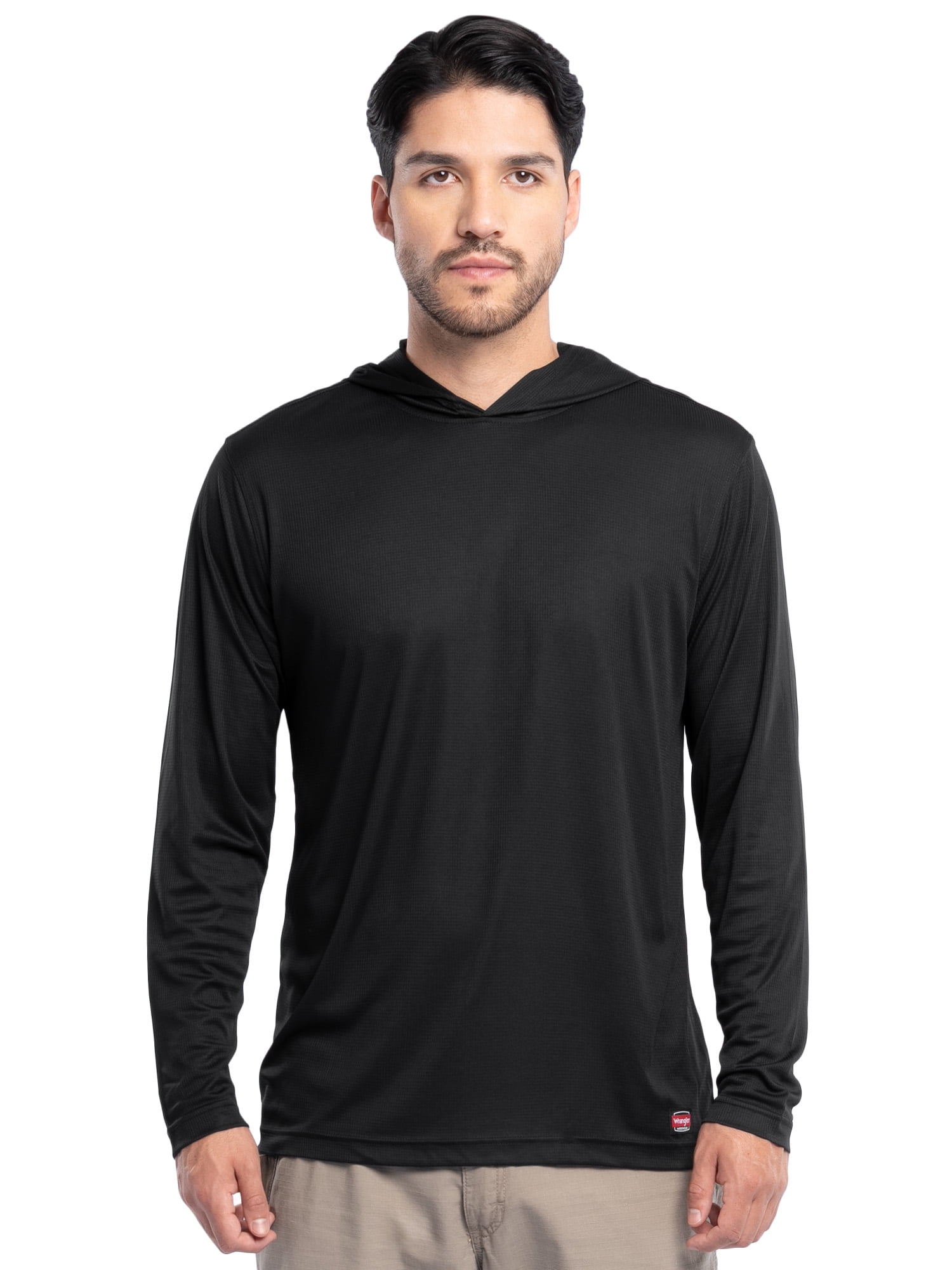 Wrangler Workwear Men’s Performance Knit Ripstop Hoodie with Sun ...