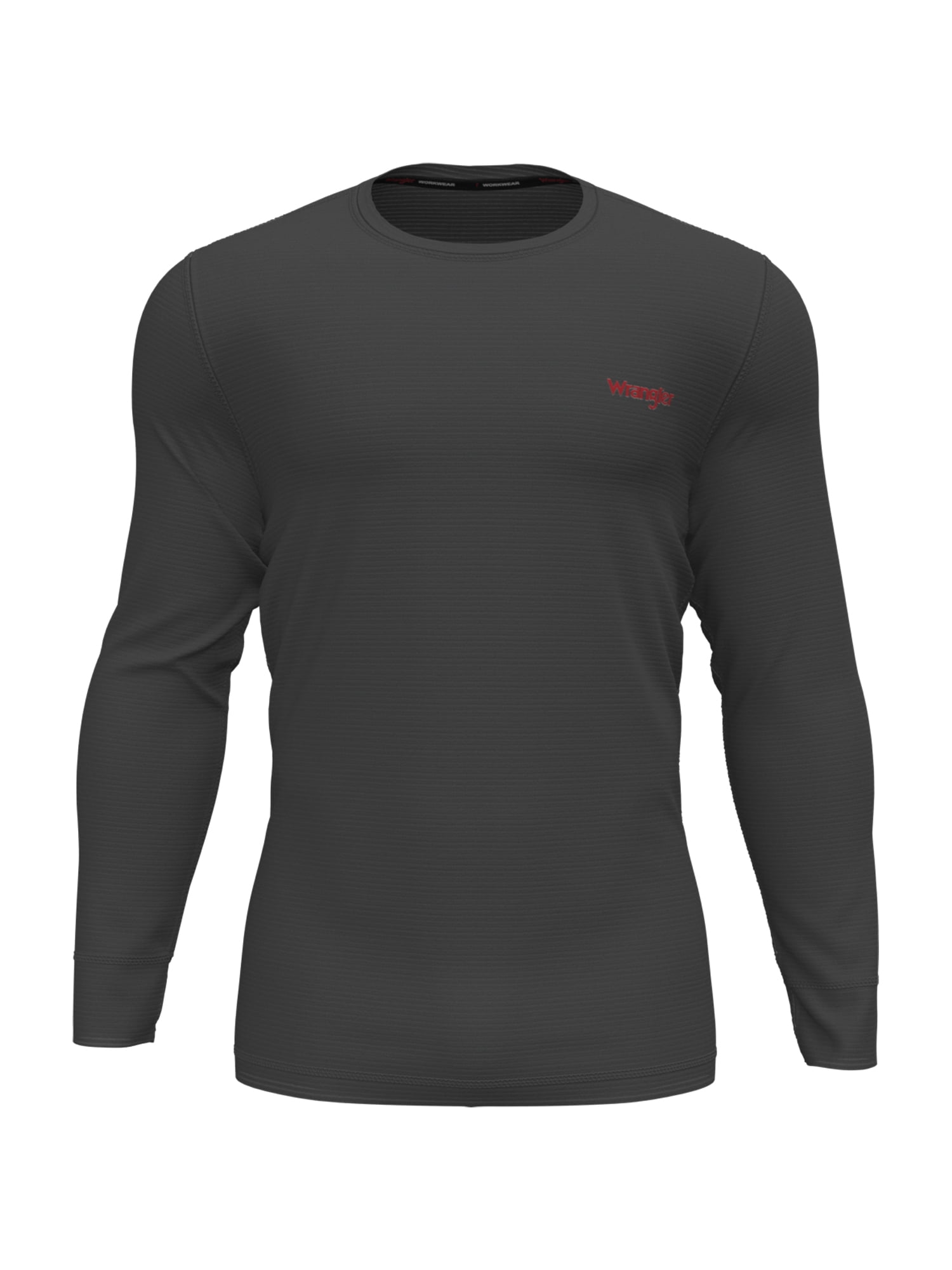 Wrangler Workwear Men's Performance Ribbed Fleece Base Layer Top Long ...