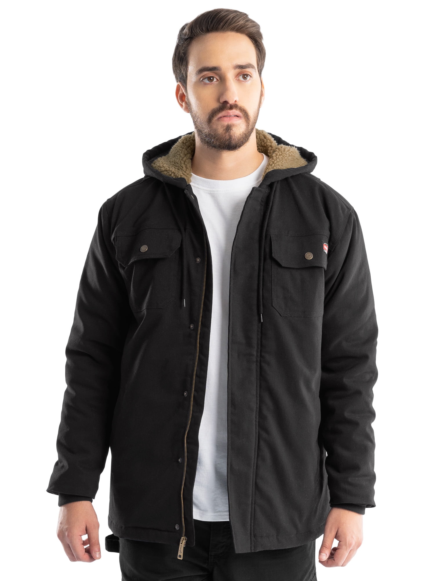 Wrangler Workwear Sherpa-Lined Duck Jacket - Walmart.com