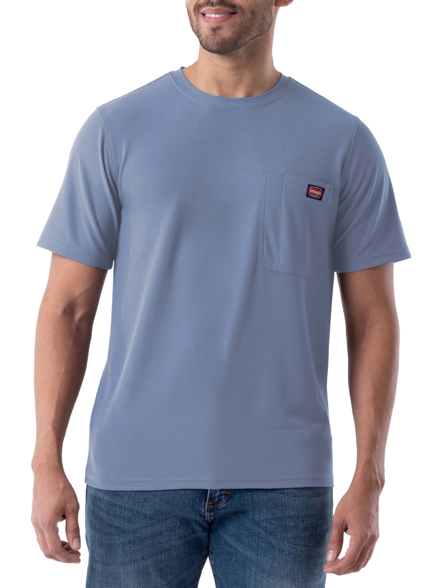 Wrangler Workwear Men's Short Sleeve Performance T-Shirt - Walmart.com