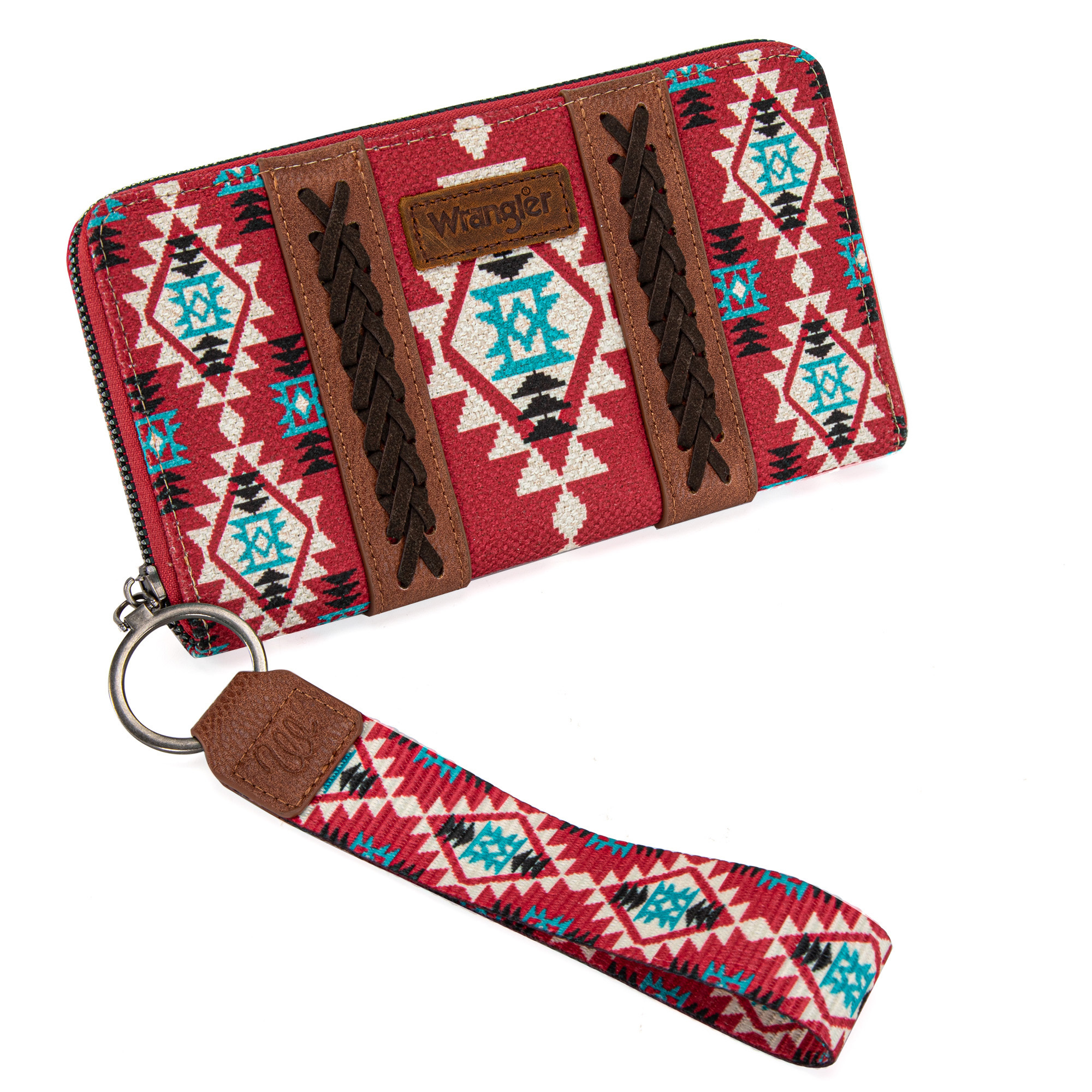 Laser Cut Premium Rhinestone Cross Western Embroidered Handbag With ...