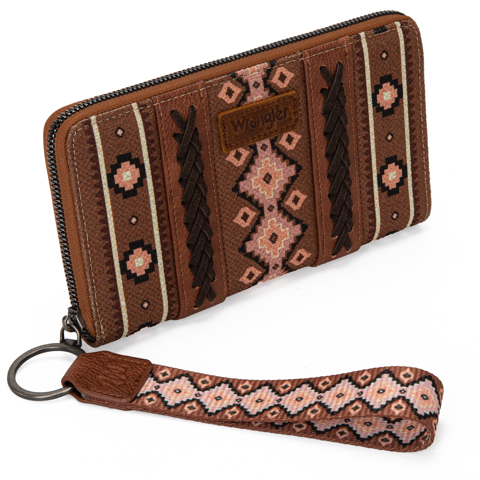 Wrangler x Montana West Wristlet Western Wallet Boho Aztec Credit Card Holder for Women ...
