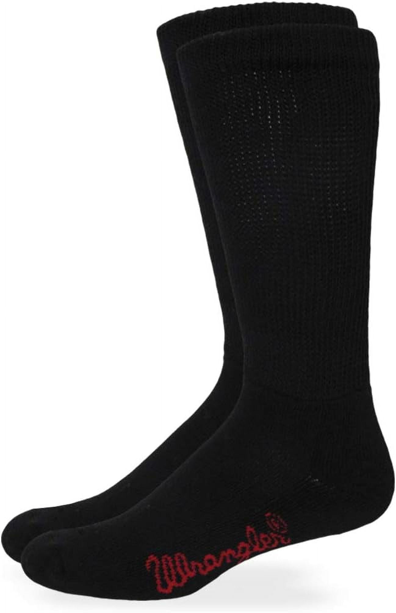 Wranglers Men's Diabetic Health Non-Binding Seamless Mid Calf Boot Crew ...