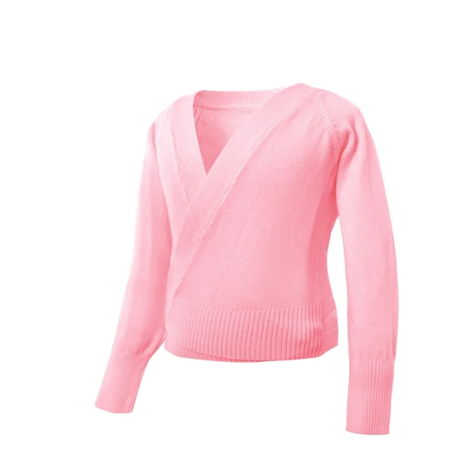 Wrap Ballet Sweater Cardigans for Girls Kids Knitted Dance Leotards ...