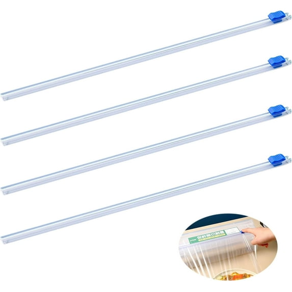Plastic Wrap Cutter, 4pcs liding Cutters, Cling Film with Sliding ...