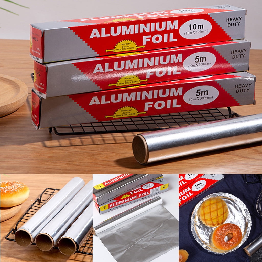 Wrap Heavy Duty Aluminum Foil Roll, Thick Heavy Duty Foil for Added ...