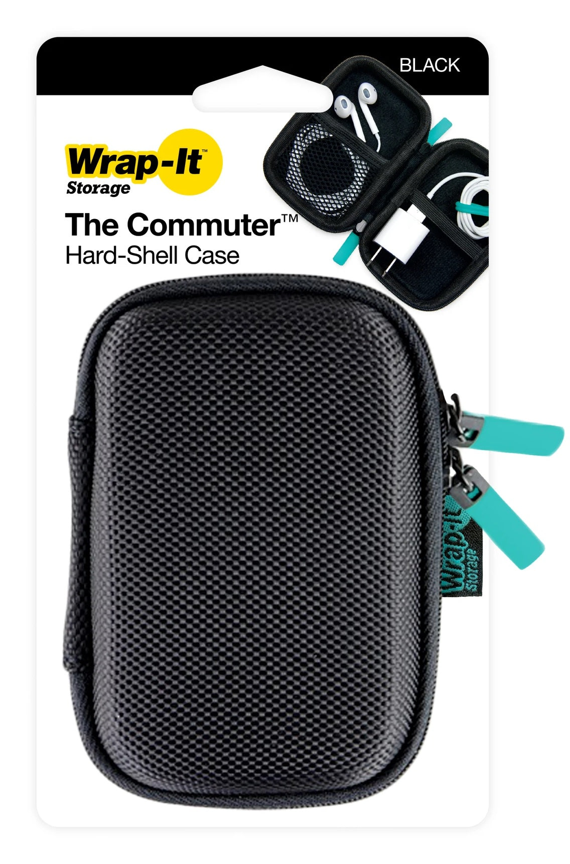 Wrap-It 500-HS-B Mobile Storage Hard Shell Storage Case, Black, Each ...