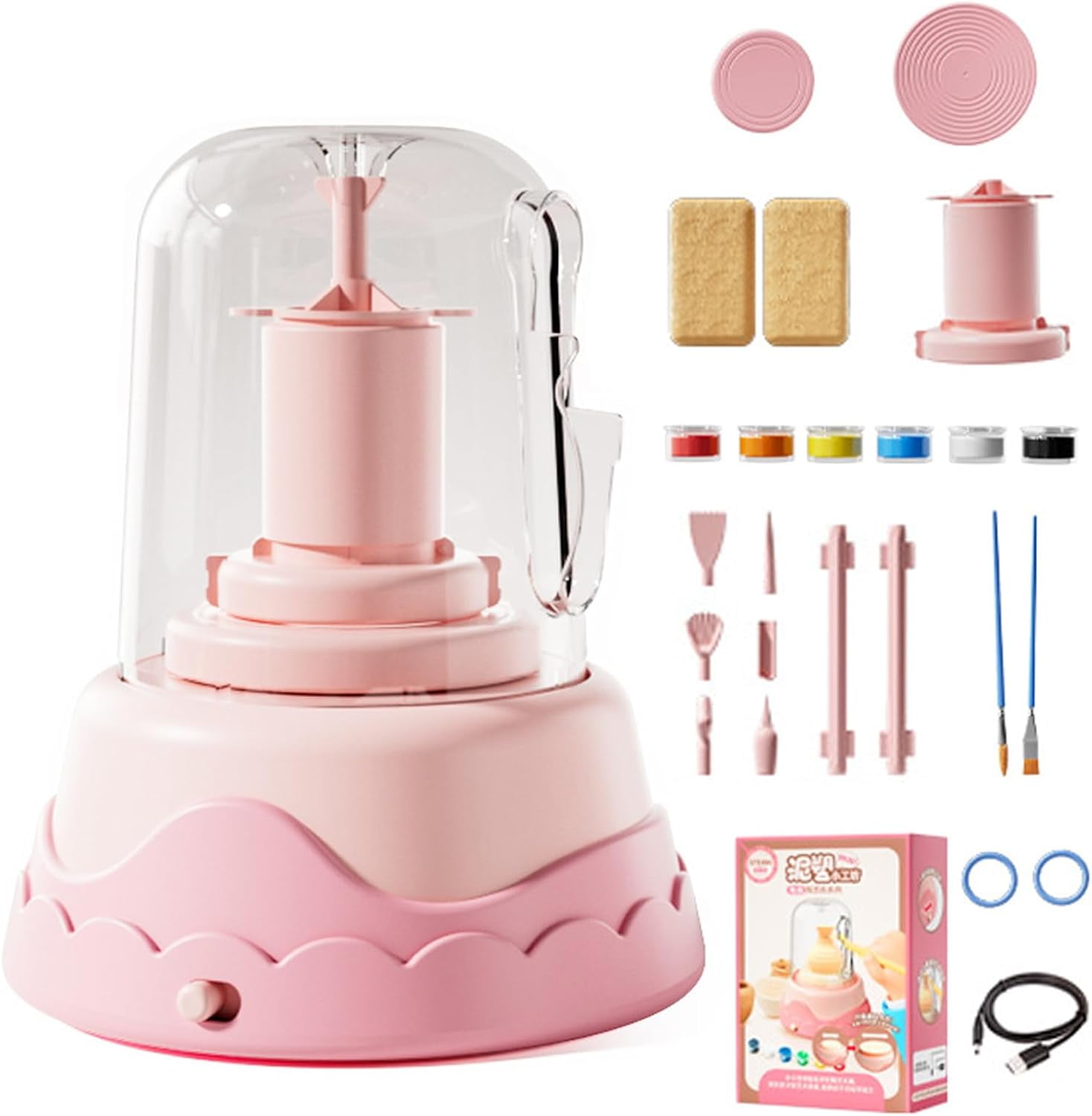 Wrap N Share Mini Pottery, Wrapnshare Pottery, DIY Pottery Wheel Kit ...