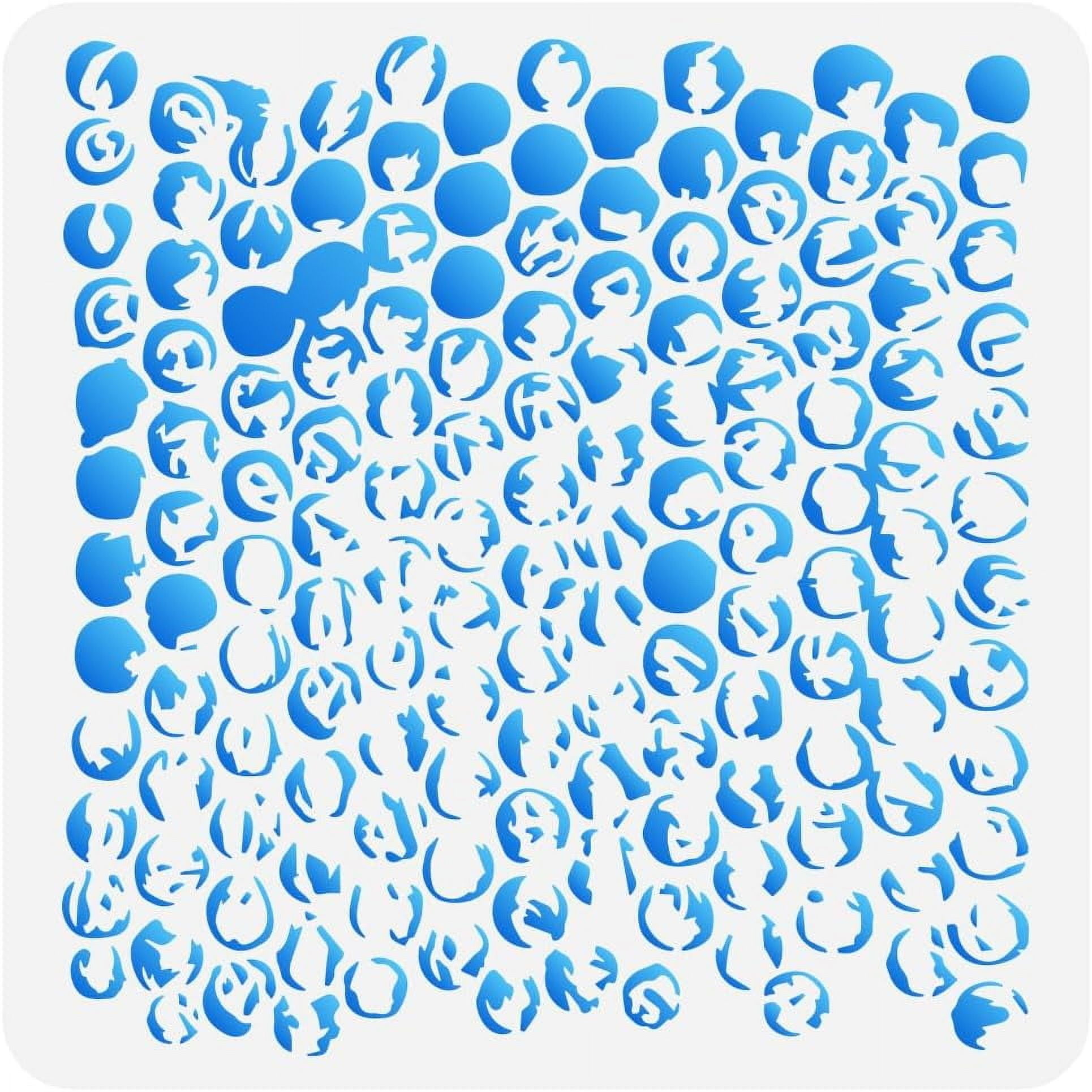 Wrap Painting Stencil 11.8x11.8 inch Reusable Pattern Drawing Template ...