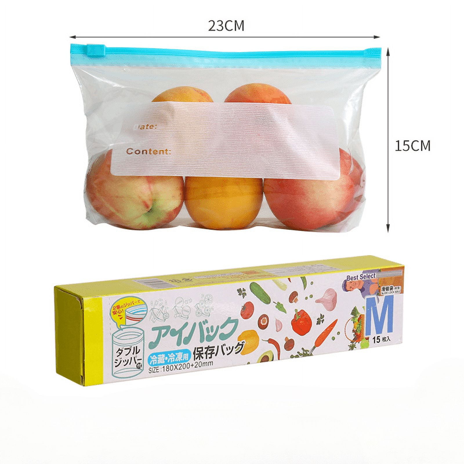 Wrap Plastic Ziplock Bags Food Storage Bags Reusable Refrigerator ...