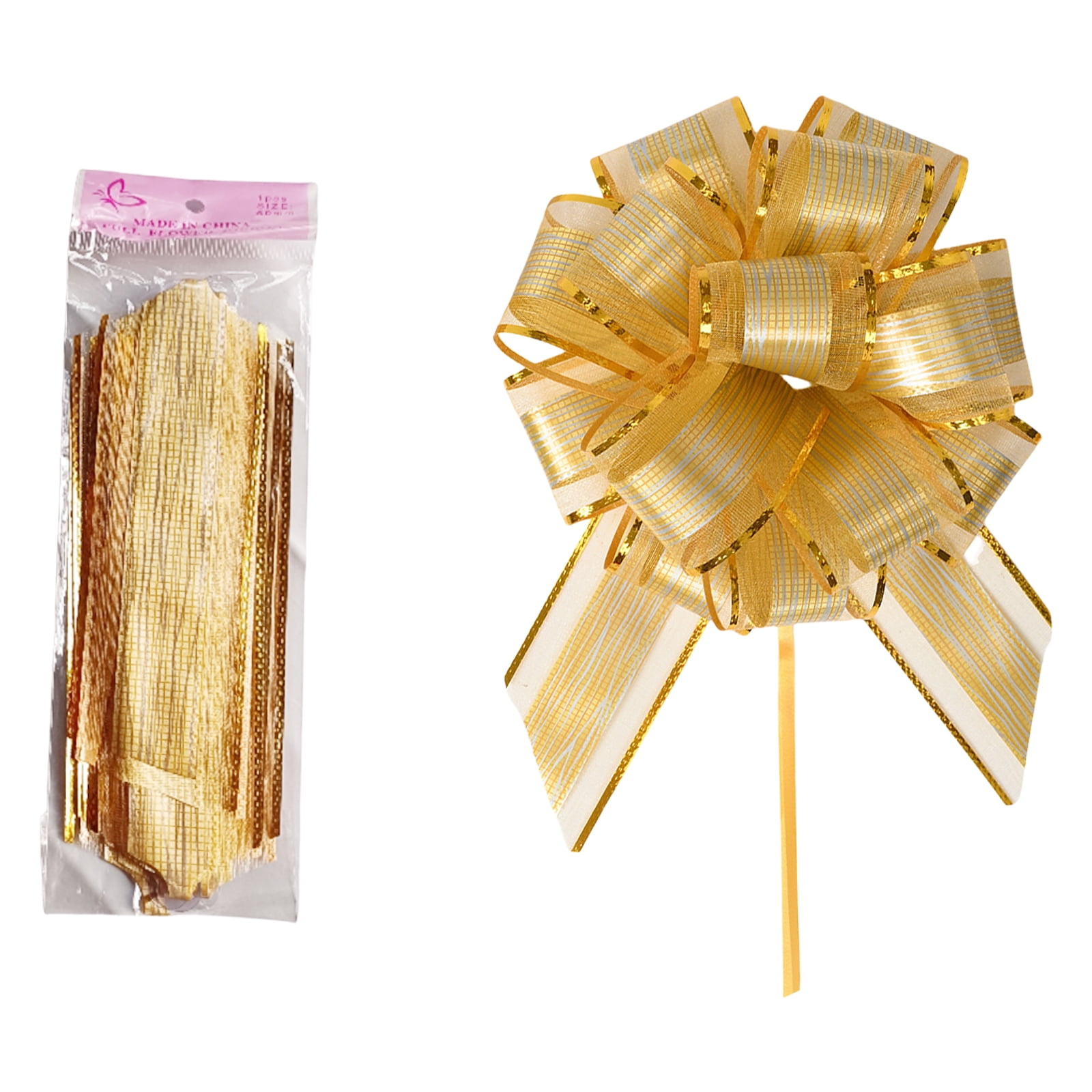 Wrap Pull Bows Ribbon Pull Bows Easy and Fast Gift Wrapping Accessory ...