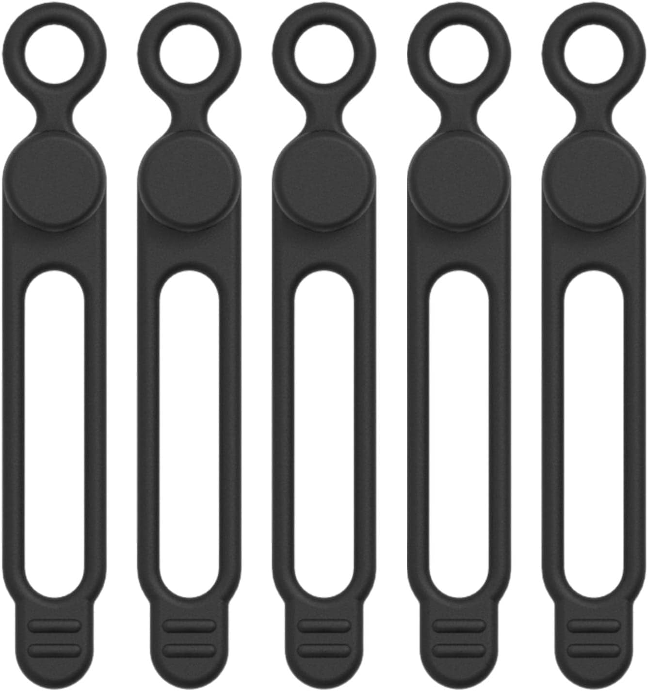 Wrap Style Cord Ties,Silicone Soft Cord Ties Cable Organizer Straps ...