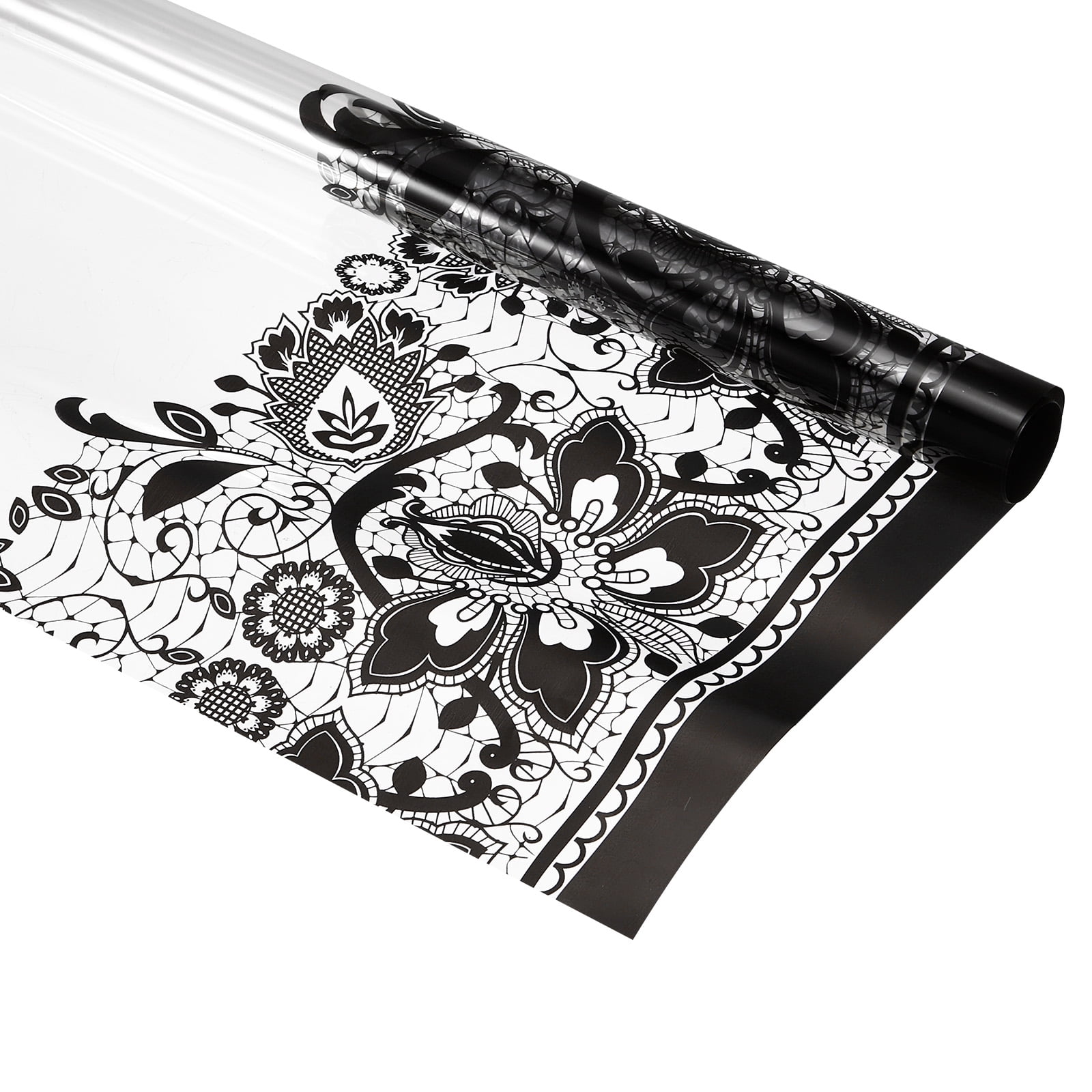 Wrap Wrapper Wrapping Paper 22" x 23" Butterfly Pattern, Clear Black ...