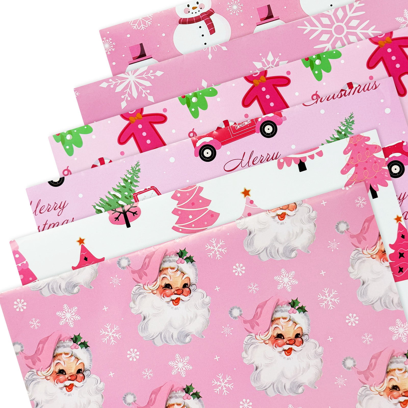 Wrapables Christmas Holiday Gift Wrap Paper Sheets Folded Flat 20L x ...