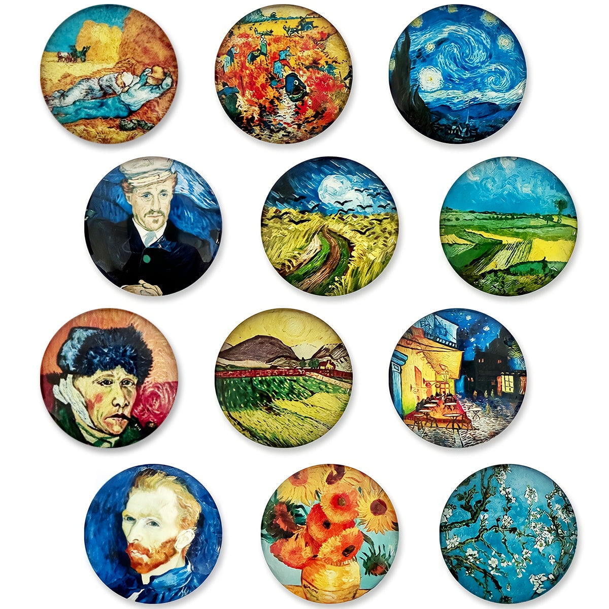 Wrapables Crystal Glass Magnets, Refrigerator Magnets for Office ...