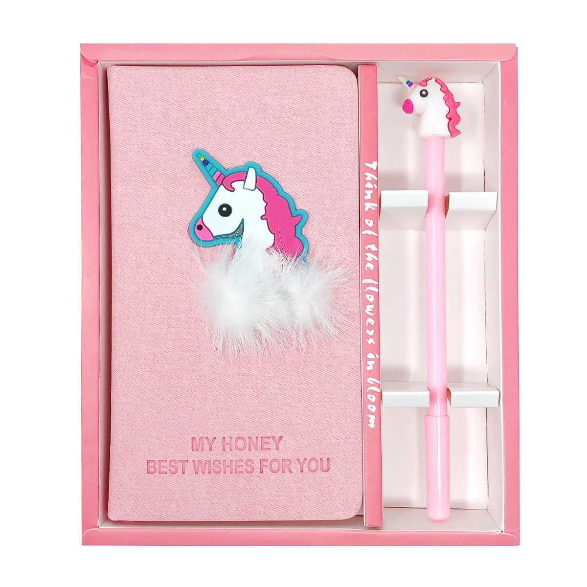 Wrapables Cute Notebook Gel Pen with Journal, Fine Point, 0.5 mm, Black ...