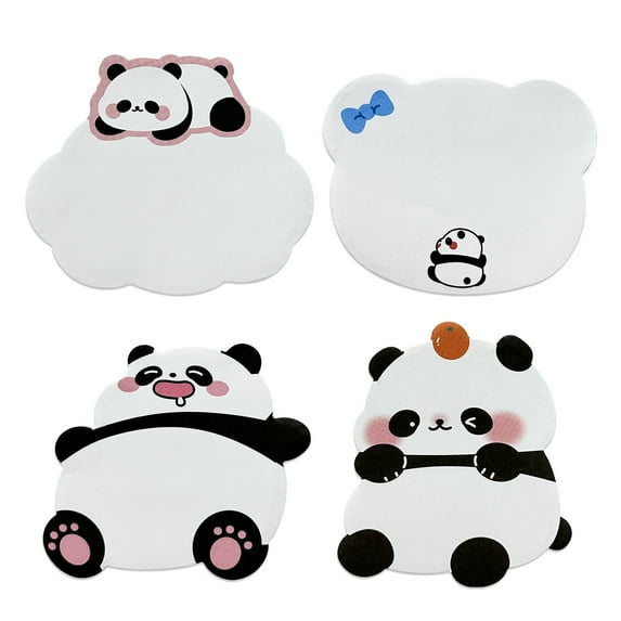 Wrapables Cute Panda Sticky Notes, Adhesive Memo Notepads for Home ...