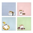 Wrapables Cute and Funny Animal Sticky Notes, Adhesive Memo Notepads ...