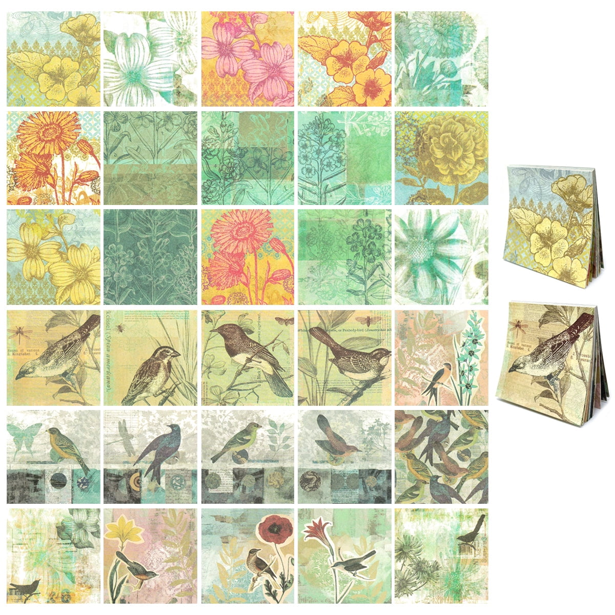 Wrapables Decorative Scrapbook Paper for Journals, Scrapbooking ...