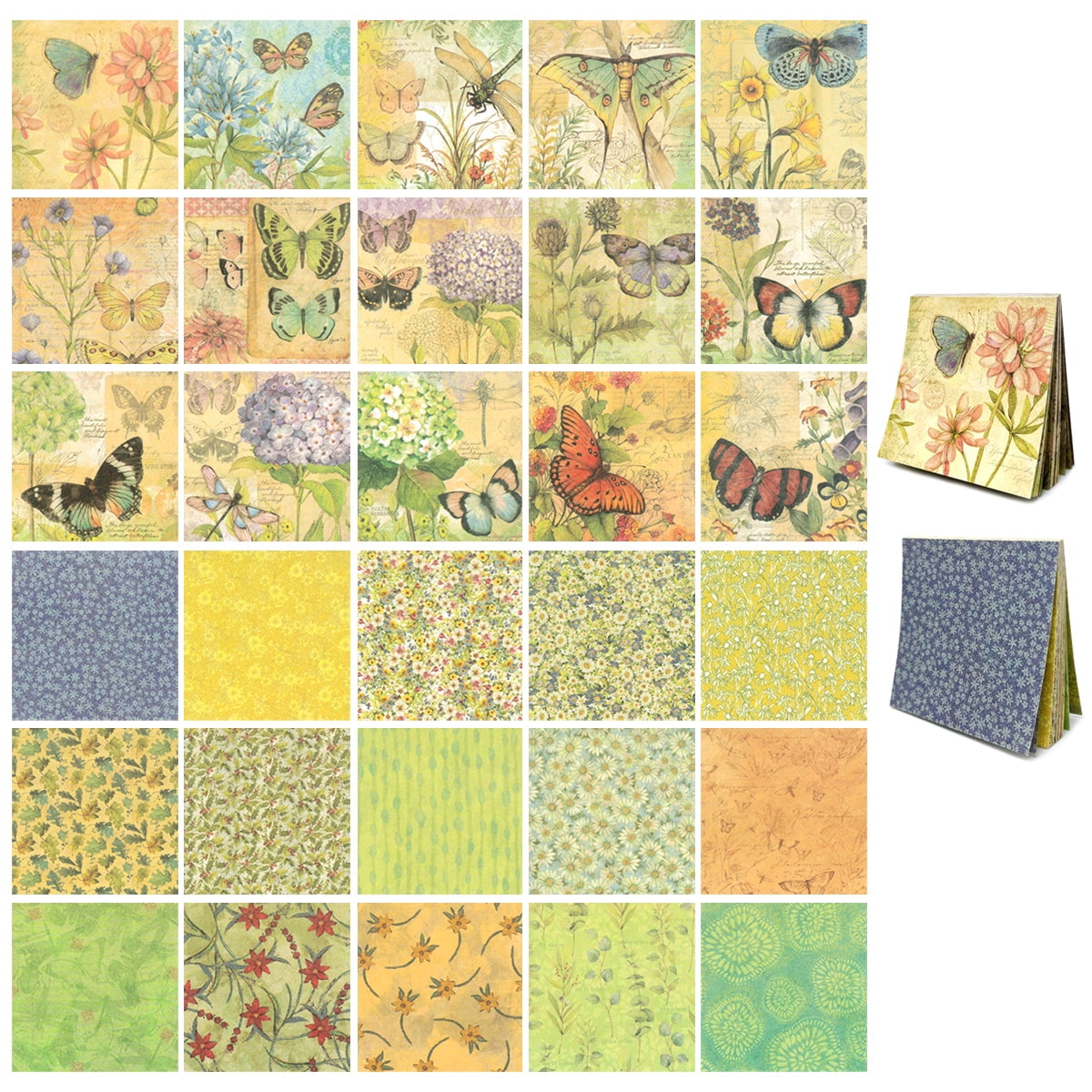 Wrapables Decorative Scrapbook Paper for Journals, Scrapbooking ...