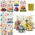 Wrapables Easter Cellophane Treat Bags With Twist Ties for Candy ...
