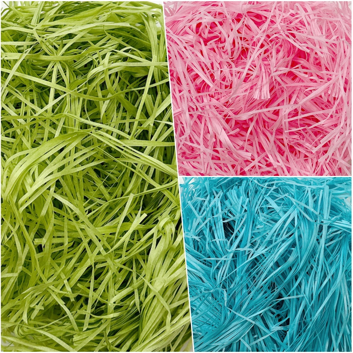 Wrapables Easter Grass Package Filler, Shredded Paper for Baskets ...