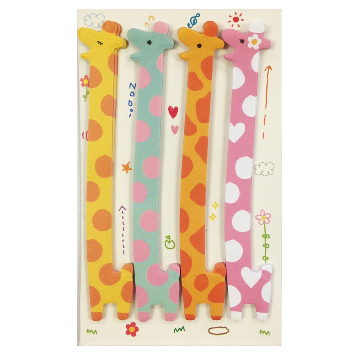 Wrapables® Giraffe Bookmark Flag Index Tab Sticky Notes - Walmart.com