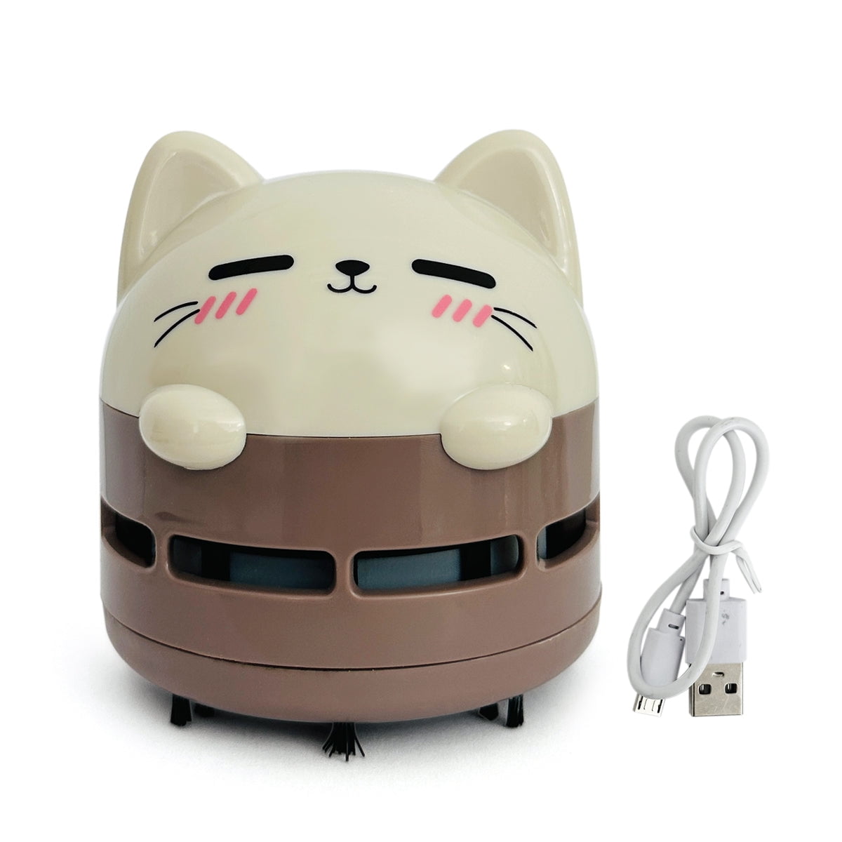 Wrapables Mini Portable USB Desktop Vacuum, Mocha Cat - Walmart.com