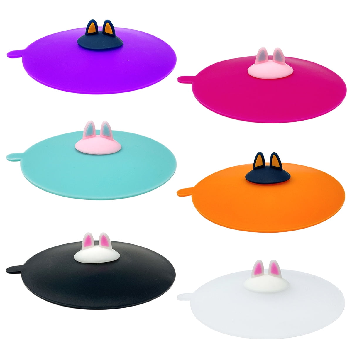 Wrapables Silicone Cup Lids, Anti-Dust Airtight Mug Covers for Hot and ...