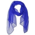 Wrapables® Solid Color 100% Silk Long Scarf, Royal Blue - Walmart.com