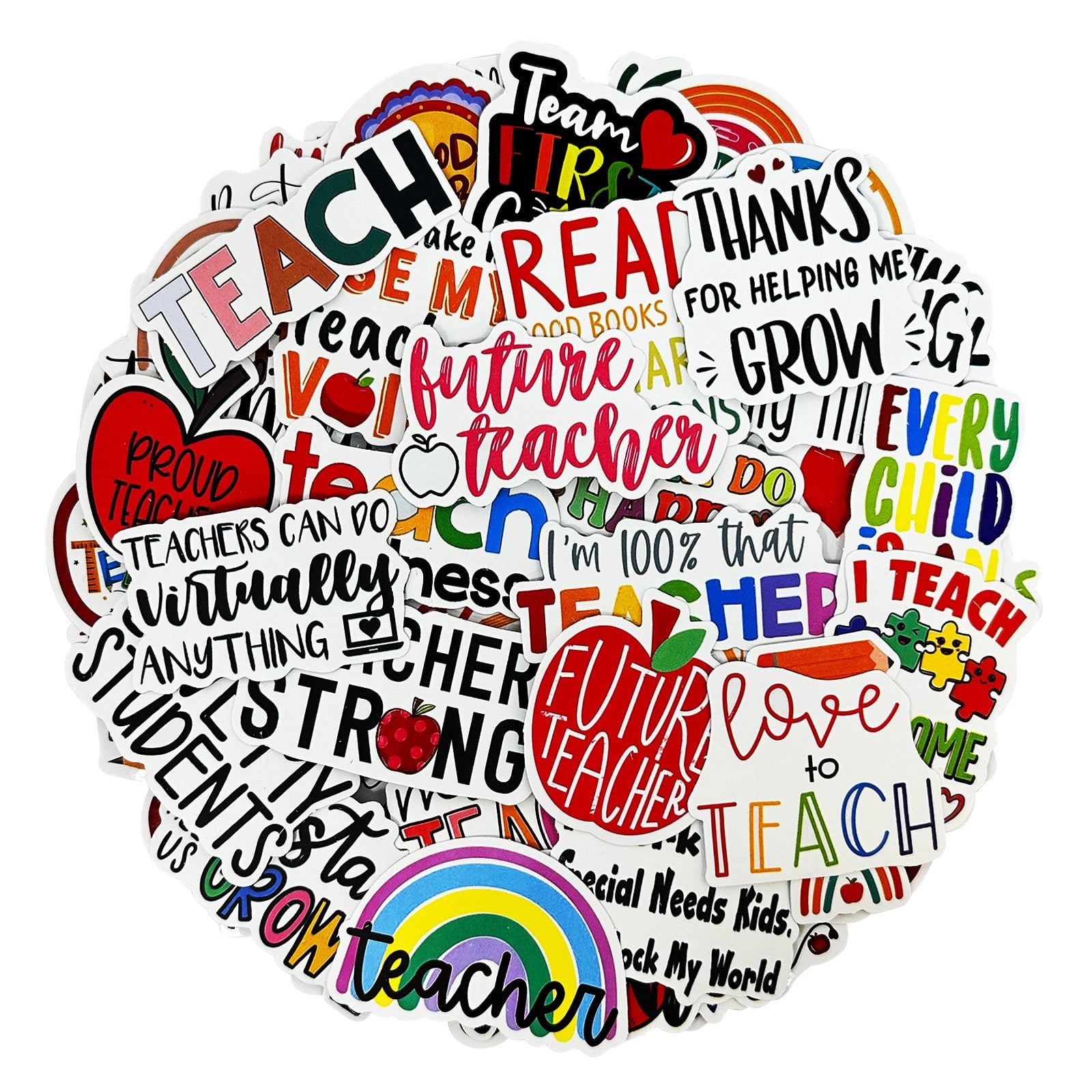 Wrapables Waterproof Vinyl Stickers for Water Bottles, Laptop, Phones, Skateboards, Decals for ...