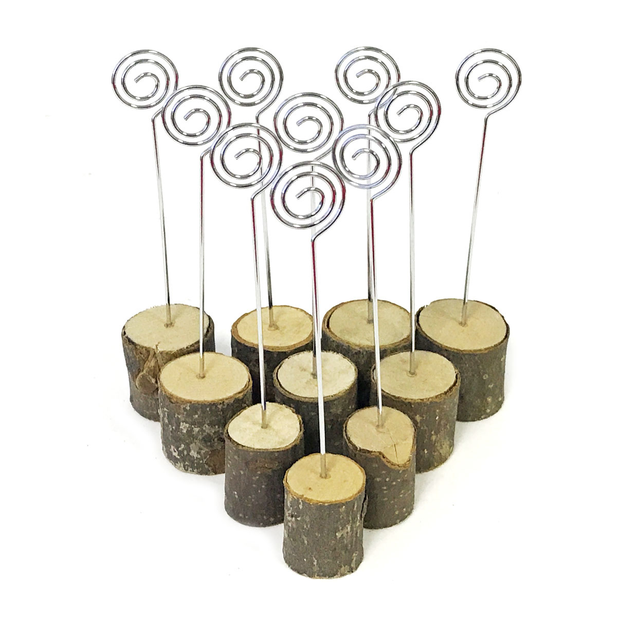 Wrapables? Wooden Photo and Placecard Clip Holders for Wedding Table ...