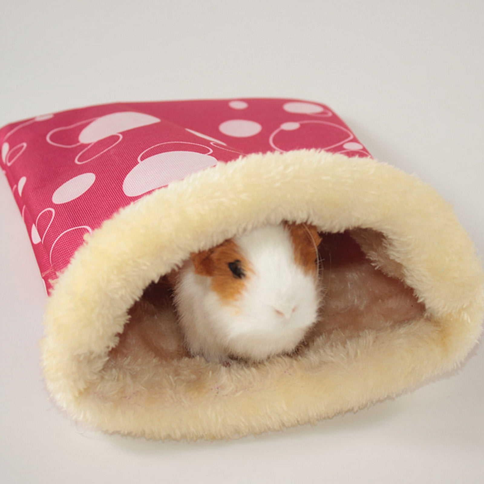 Wraparound Snuggle Sack Hideout Bed Rabbits Hamster Sleeping Nest Mat Squirrels, plush hamster ...