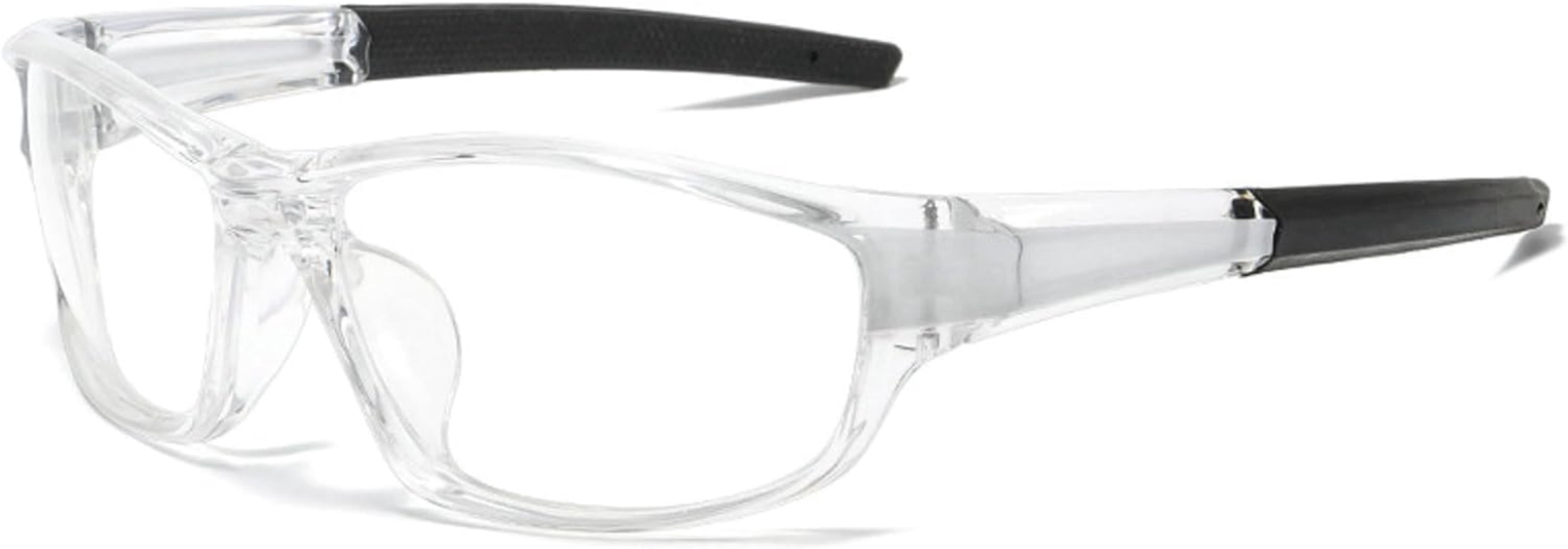 Wraparound full lens Safety Glasses with Readers Sport Magnifying ...