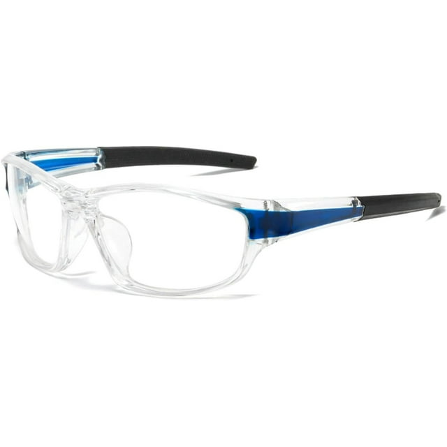 Wraparound full lens Safety Glasses with Readers Sport Magnifying ...