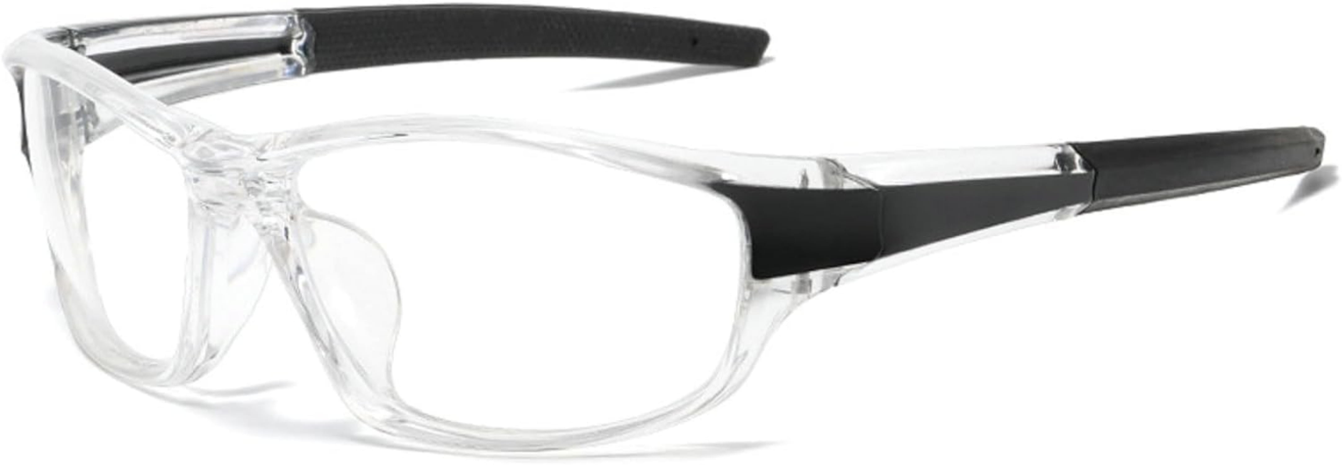 Wraparound full lens Safety Glasses with Readers Sport Magnifying ...