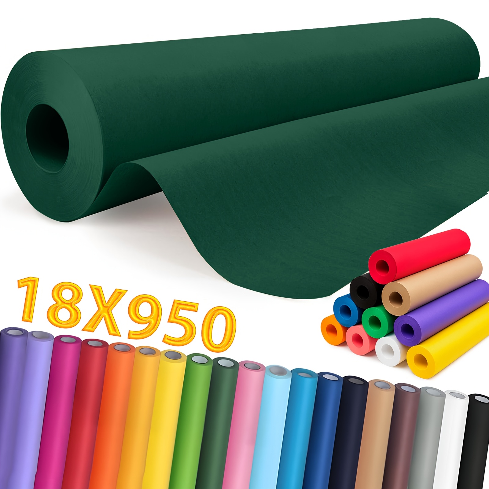 Wrapping Paper, Craft Paper, Kraft Paper- Vibrant Colors for Painting ...
