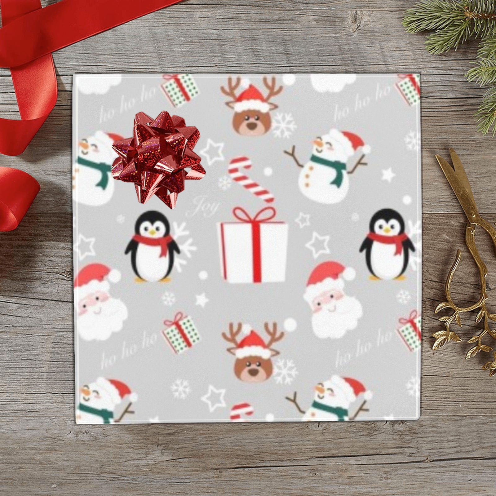 Wrapping Paper Gift Wrap – Penguin – 1, 2, 3, 4 or 5 Rolls (2 Rolls ...
