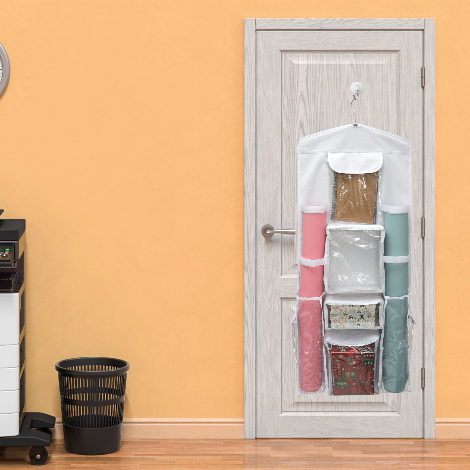 Wrapping Paper Organizer, Simple Houseware Double-Sided Christmas ...